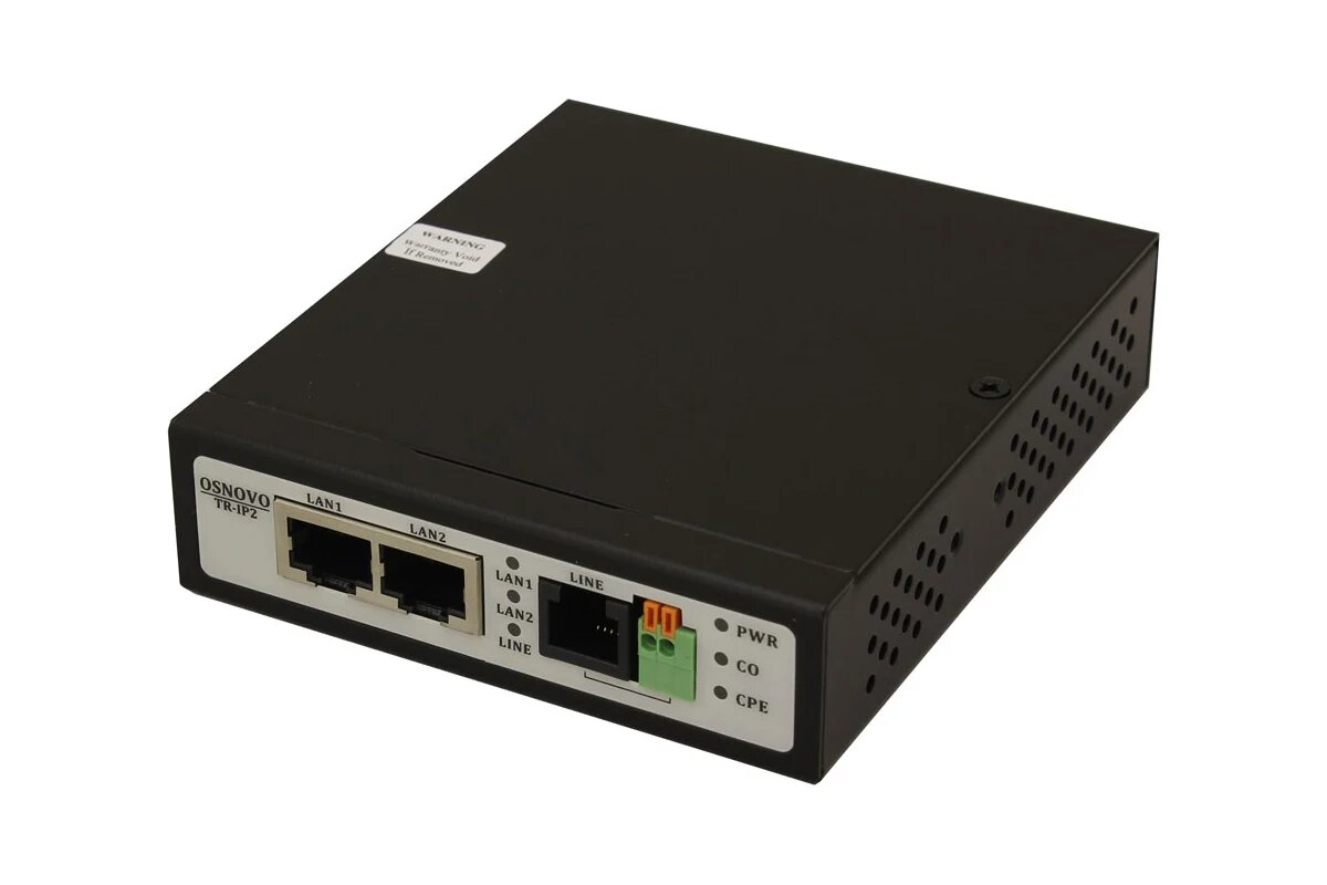 OSNOVO TR-IP2 Удлинитель Ethernet (VDSL) на 2 порта до 3000м (необходимо 2 устройства). sct0664
