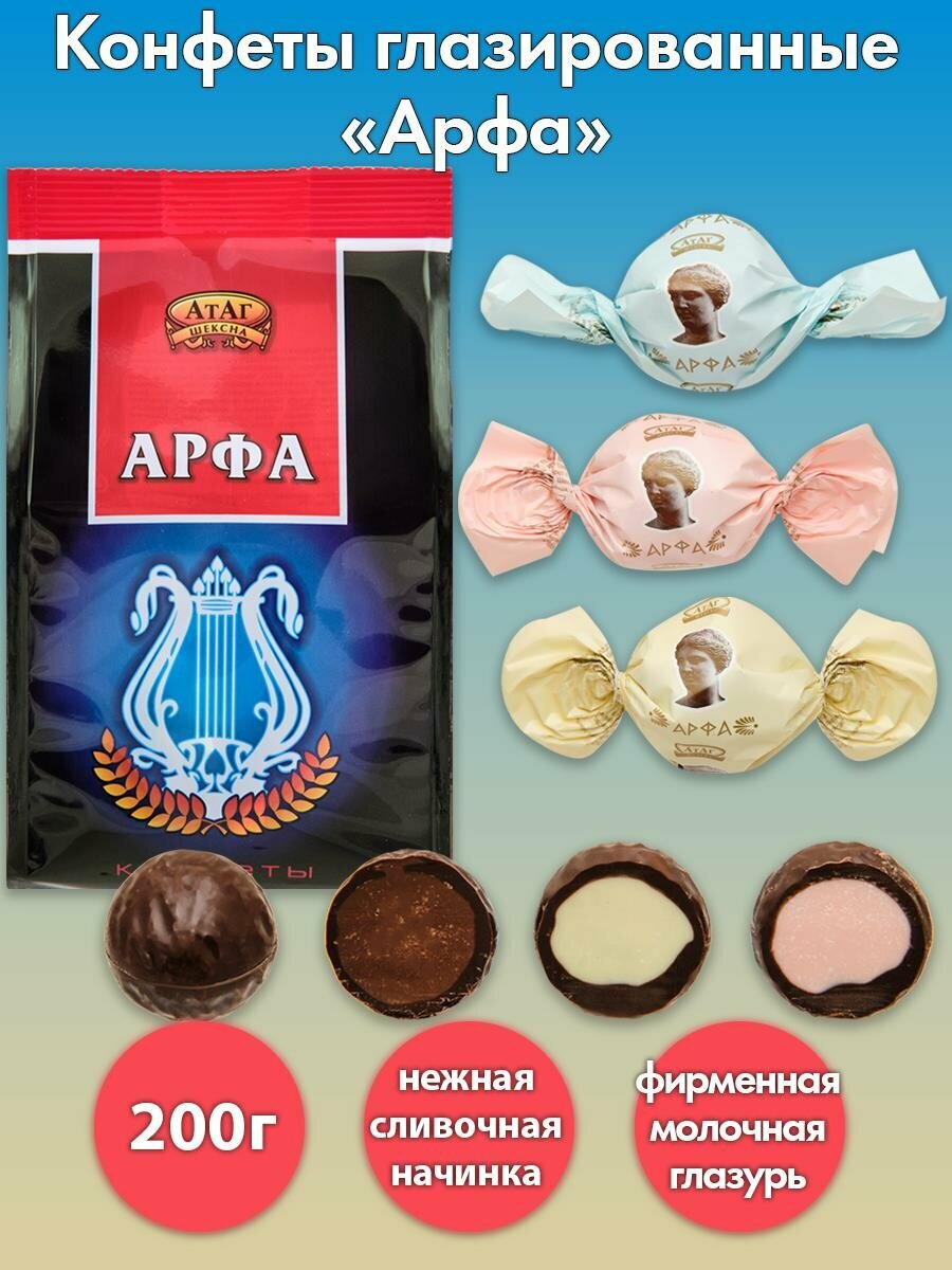 Конфеты "Арфа" флоуп. 200 г A2182893