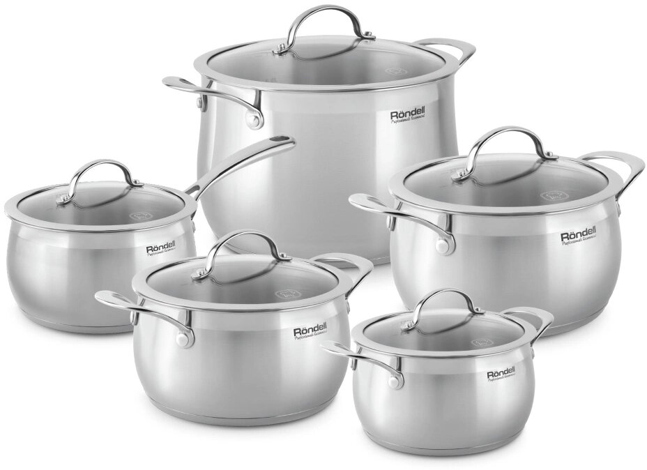 RDS-1305 / Набор посуды Rondell Admiring RDS-1305, 10 предметов