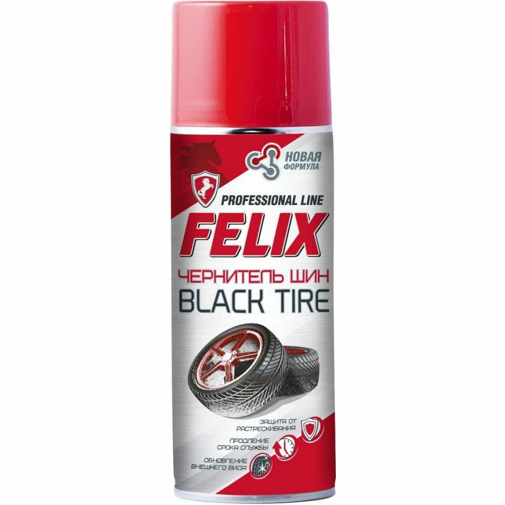 Чернитель-восстановитель блеска резины FELIX 411040114