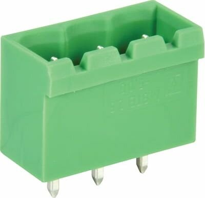 Клеммный блок PHOENIX 1755749 съемный системный 250V 12A 3 Прямой pin 1 5.08мм Зеленый На плату-Cl, 1 шт