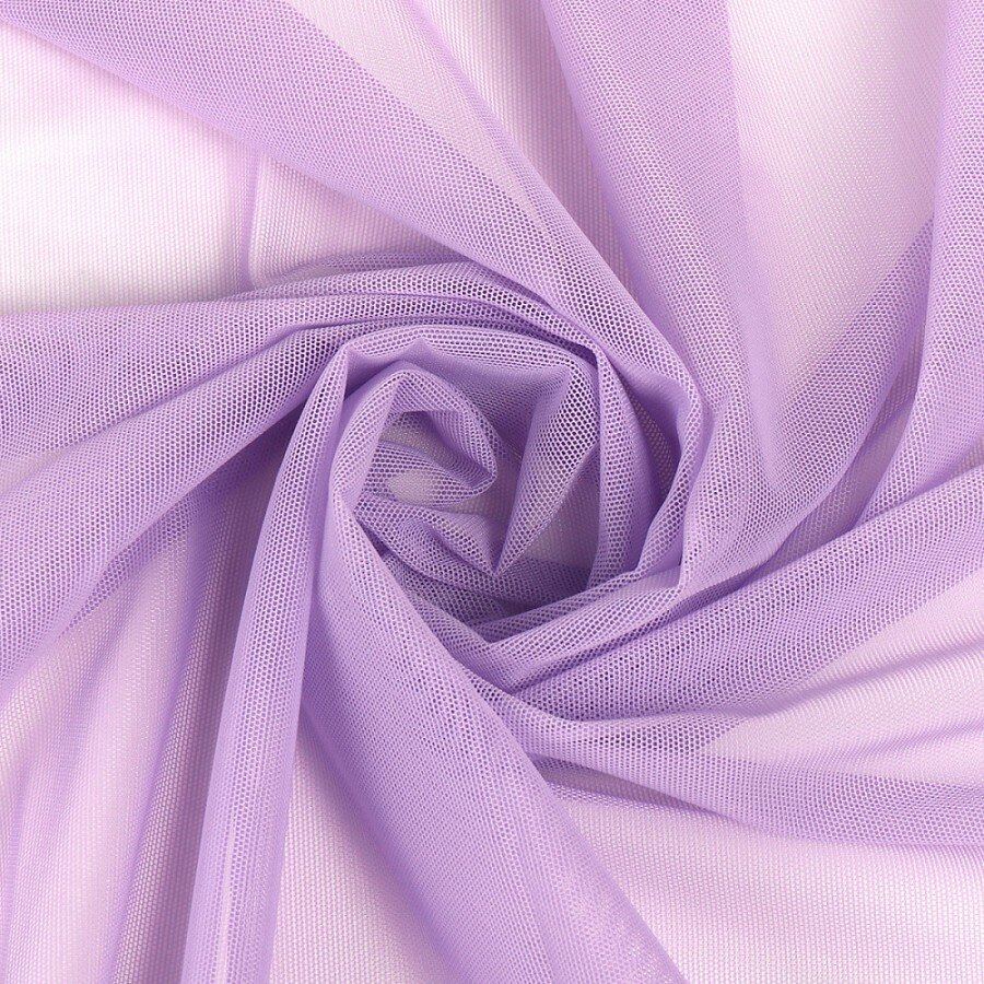 Сетка эластичная KRUZHEVO TBY.068 80г/м² ш.160см цв.1566 лаванда уп.3м