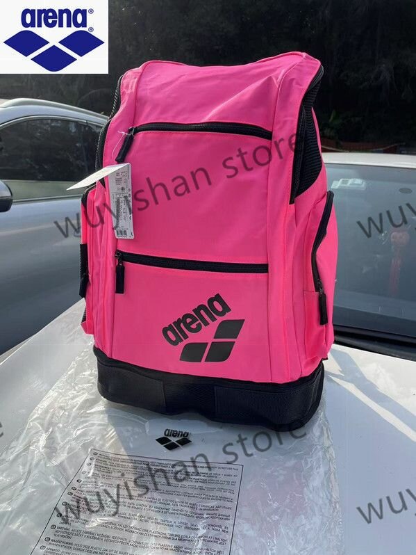 ARENA/Рюкзак для плавания большой емкости, 40 л, розово-черный
