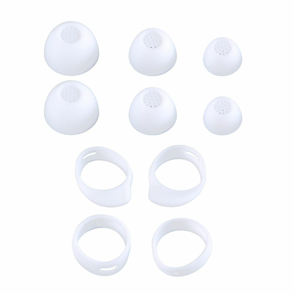 Аудио-Силиконовый чехол для наушников Samsung Galaxy Buds FE-белый