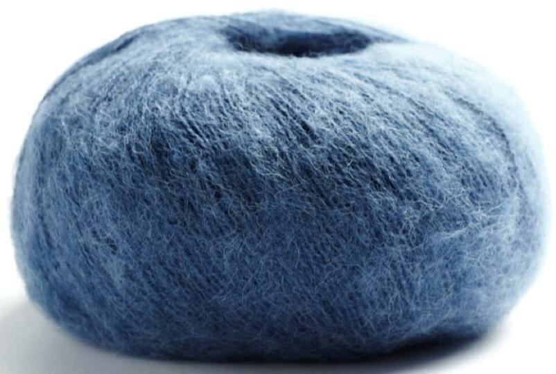 Cusi /Кузи/ пряжа Lamana, 100% альпака, 50г/225м (12, jeans (джинсовый), синий)