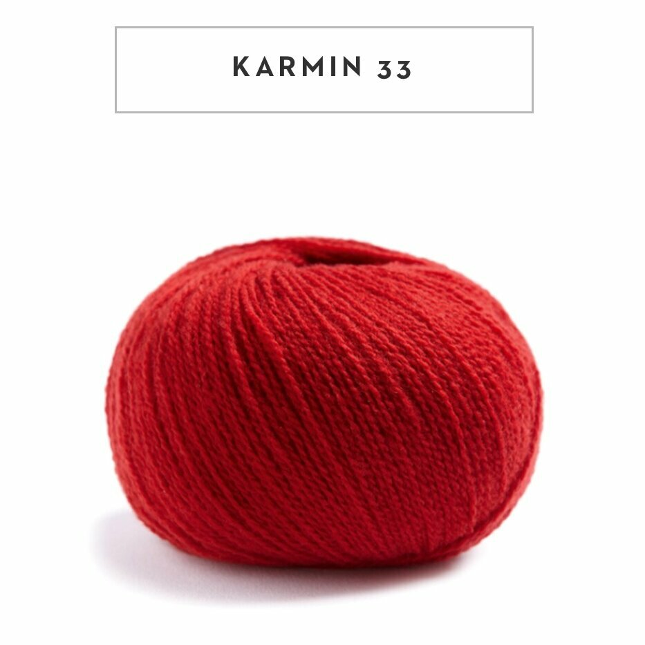 Milano /Милано/ пряжа Lamana (90% шерсть мериноса сверхтонкая, 10% кашемир), 25г/180м (33, karmin (кармин), красный)