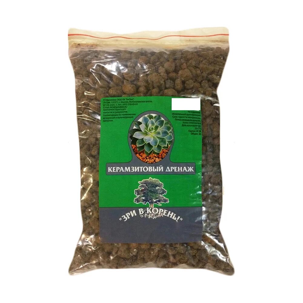 Дренаж Зри в корень керамзит крупный 2 л Зри в корень 4610014743945