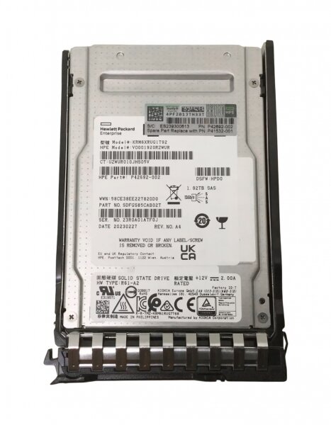Жесткий диск HP P41536-001 1.92Tb SAS 2,5" SSD
