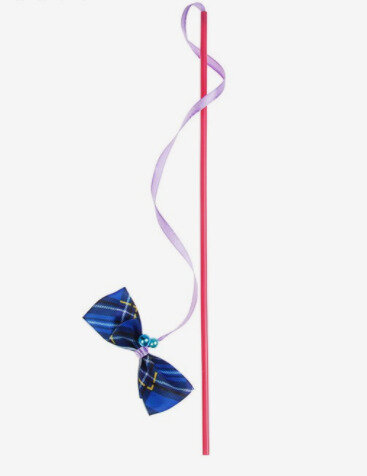 Дразнилка с бантом и бубенчиком / микс цветов