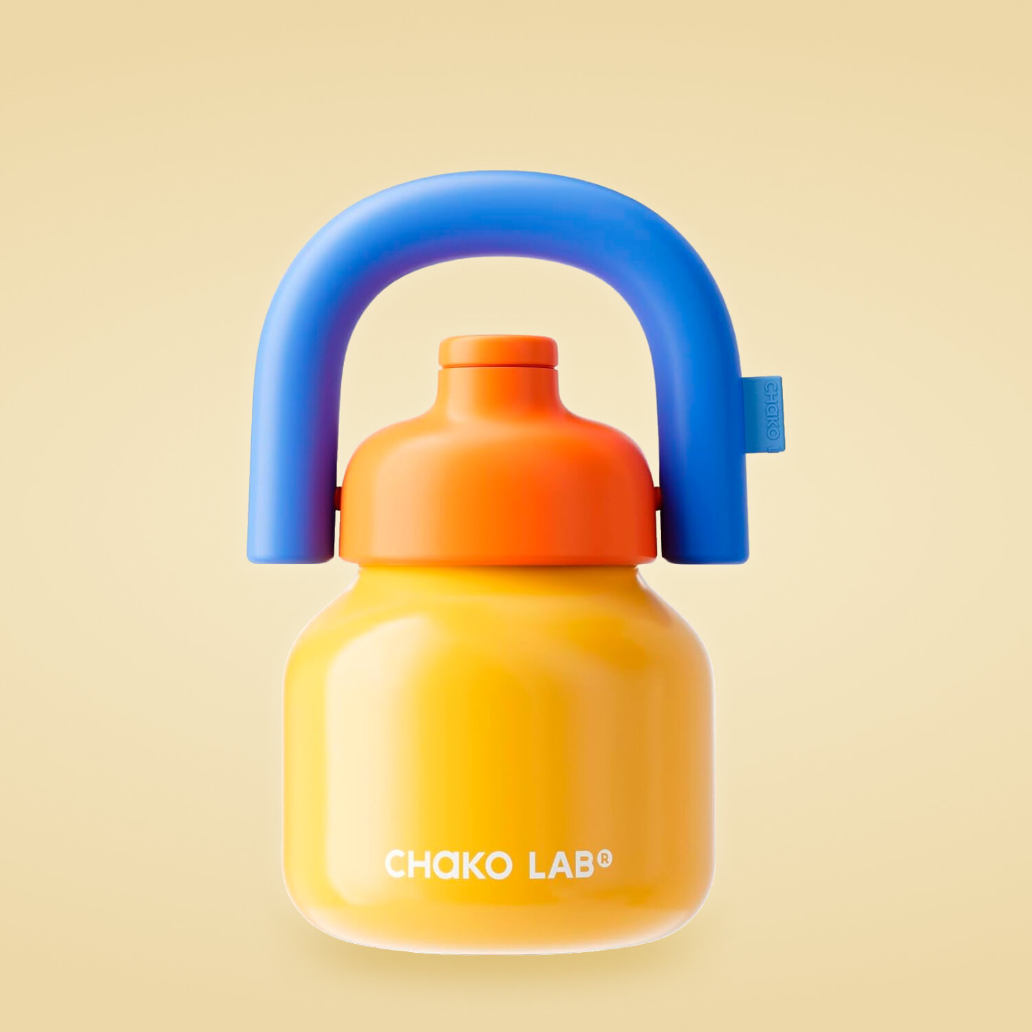 Chako Lab, Термокружка для воды, 1000 мл (Жёлтый)