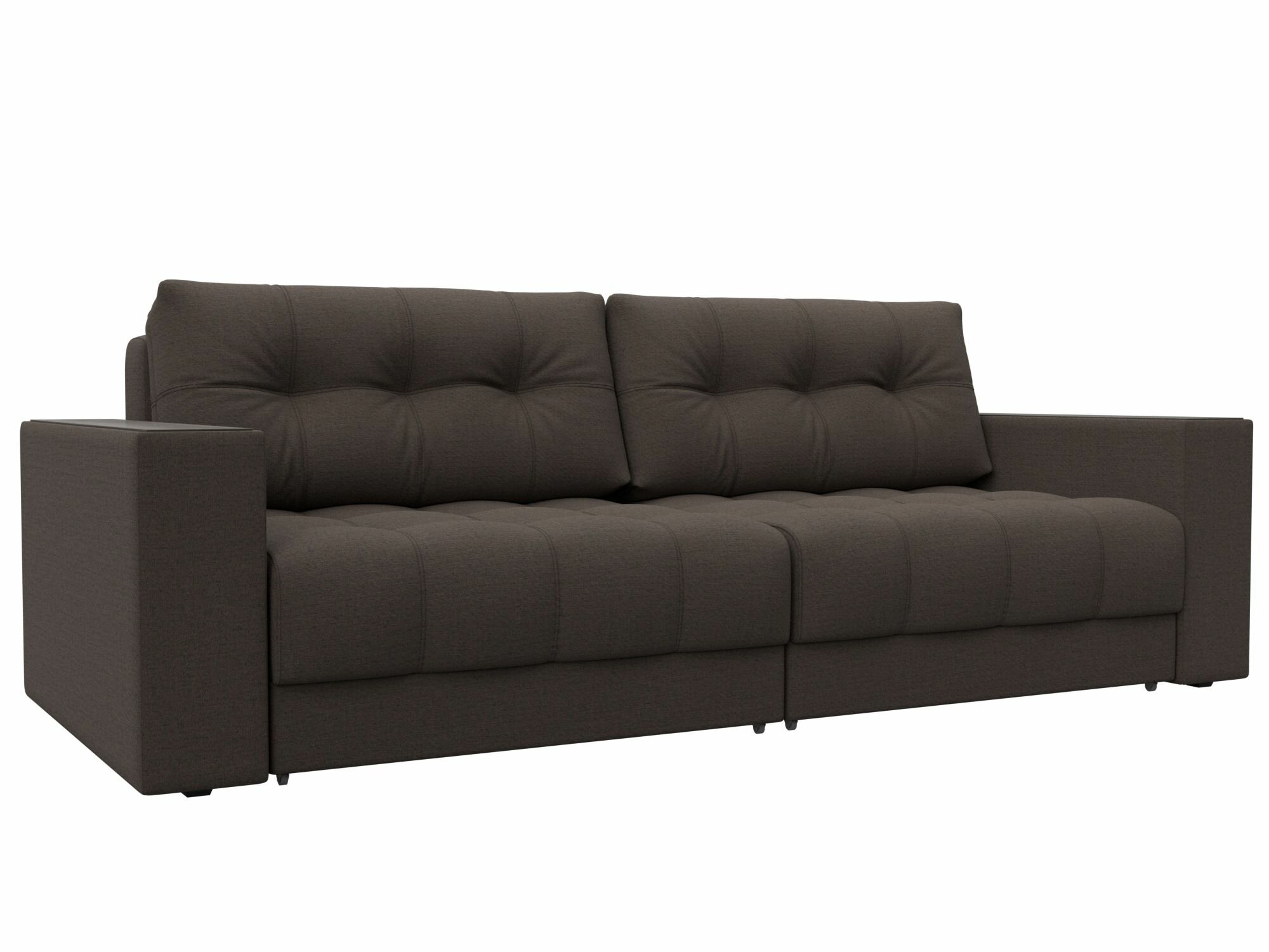 Диван прямой с декором Бруно НПБ, Рогожка