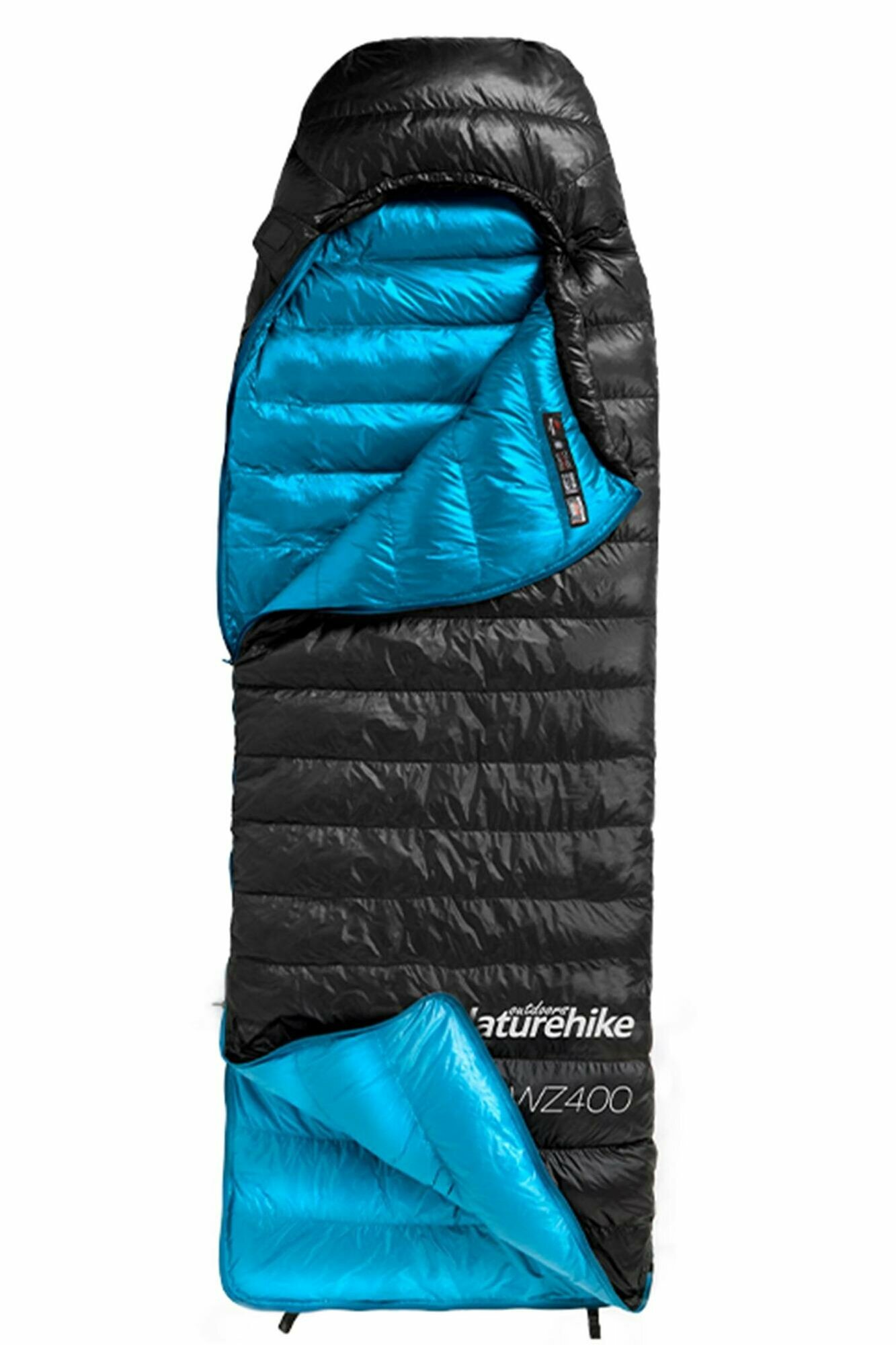 Спальник Naturehike CW400 Square Down Sleeping Bag Black (US: L)