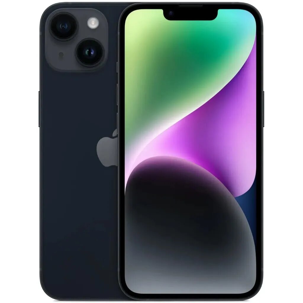 6.1" Смартфон Apple iPhone 14 128Gb, A2882, NFC, OLED, темная ночь