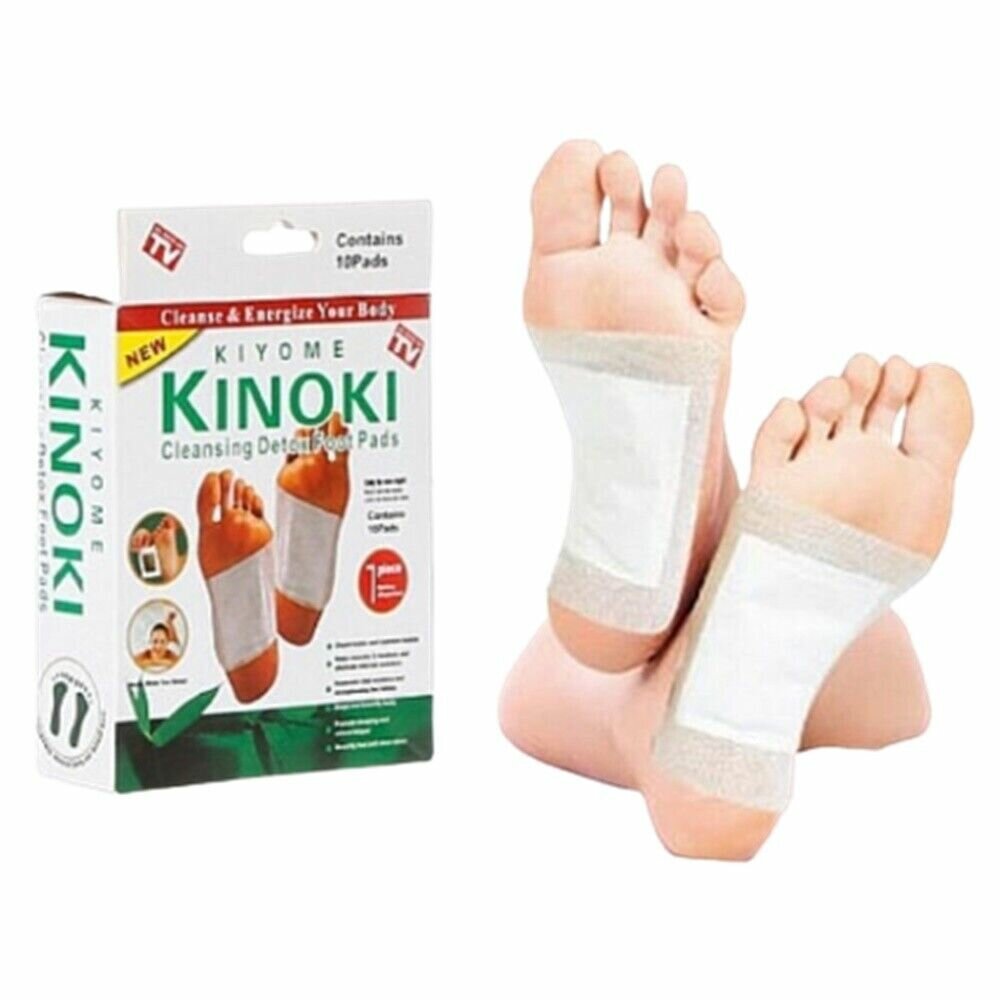 Детокс-Пластыри KINOKI (Киноки), ночной уход за ногами - 10 шт (5 пар)