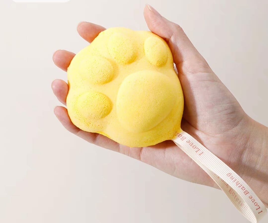 Мочалка Лапка детская