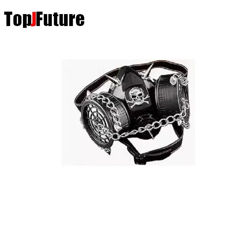 Локомотив Субкультура Y2K Маска из искусственной кожи as the picture