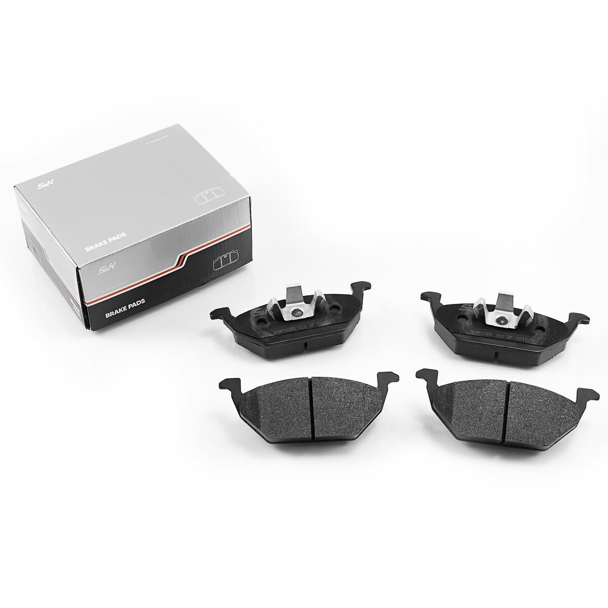 Колодки тормозные передние для Ауди A3 1996-1999, Шкода Фабиа 1999-, Октавиа 1996-, Румстер, Фольксваген Бора 1998-2005, Гольф IV 1997-2004 Audi Skoda Fabia Octavia Roomster Volkswagen Bora Golf