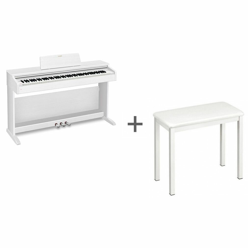 Цифровое фортепиано Casio Celviano AP-270WE с Банкеткой фортепианной Casio CB-7WE