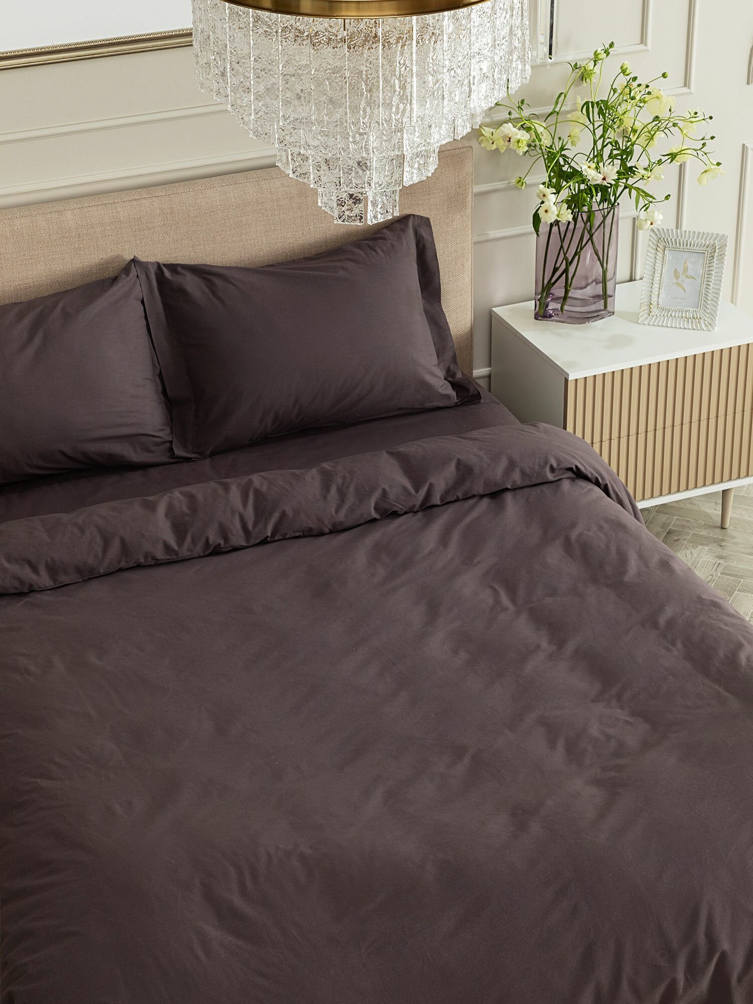 Cozy Home, Постельное белье 2 спальное, Перкаль, 2 нав. 50х70, Huckleberry