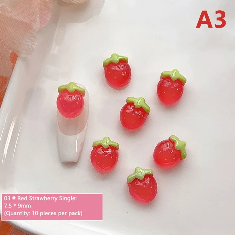 Клубника для дизайна ногтей, A3