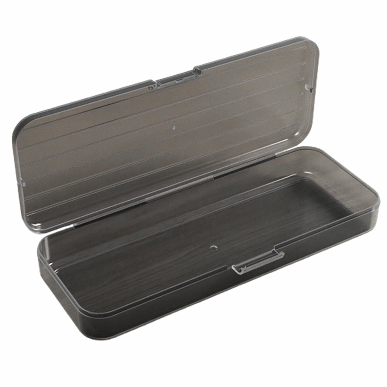 Hsheskz Пенал большой емкости Компактный прозрачный пластиковый ящик для хранения для дома, школы, офиса