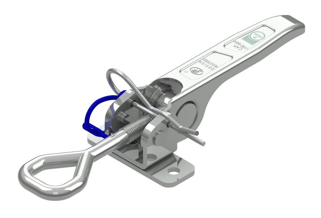 Защелка самосвальная с обратной планкой для прицепа