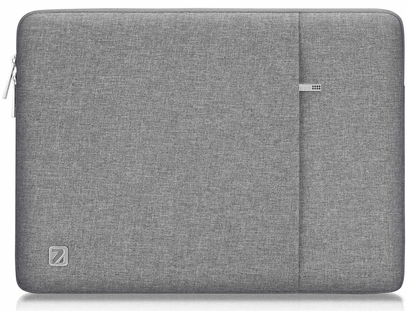 Чехол для ноутбука 17.3 дюймов , Применяется к 17.3 MacBook, Microsoft, Lenovo, Acer, HP и Dell, женская и мужская на , светло серый