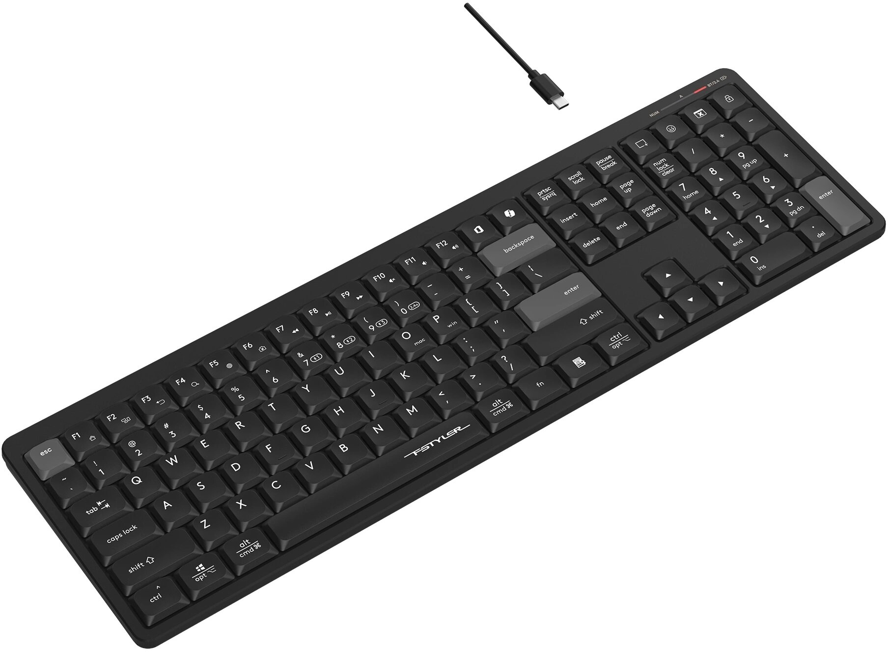 Клавиатура A4Tech Fstyler FBX55C черный