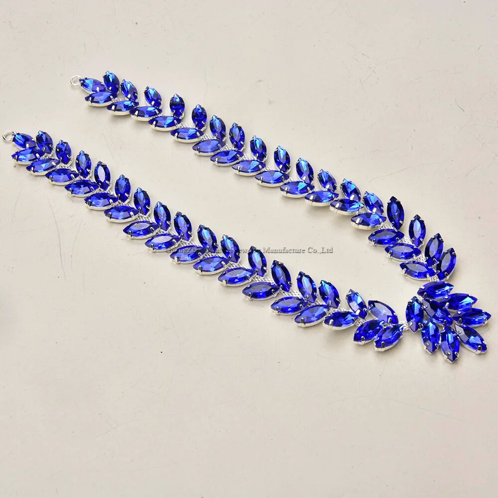 Браслет с синими стразами Royal blue