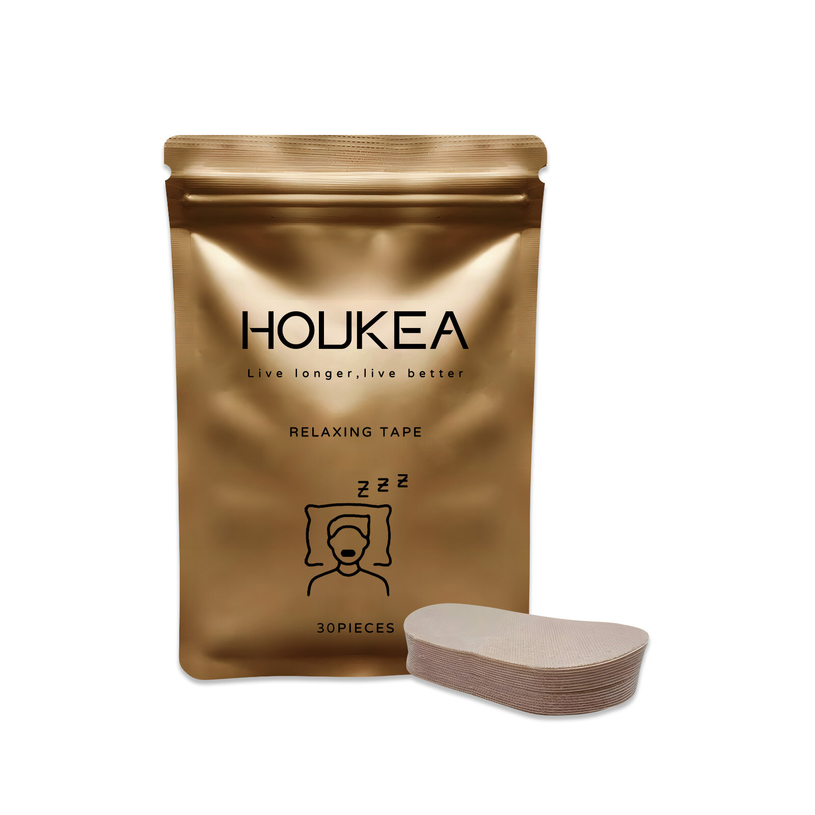Серия пластырей Houkea Sleep От Храпа Night Comfort Care Успокаивающий Ночной Пластырь Для ухода За полостью Рта и телом От Храпа