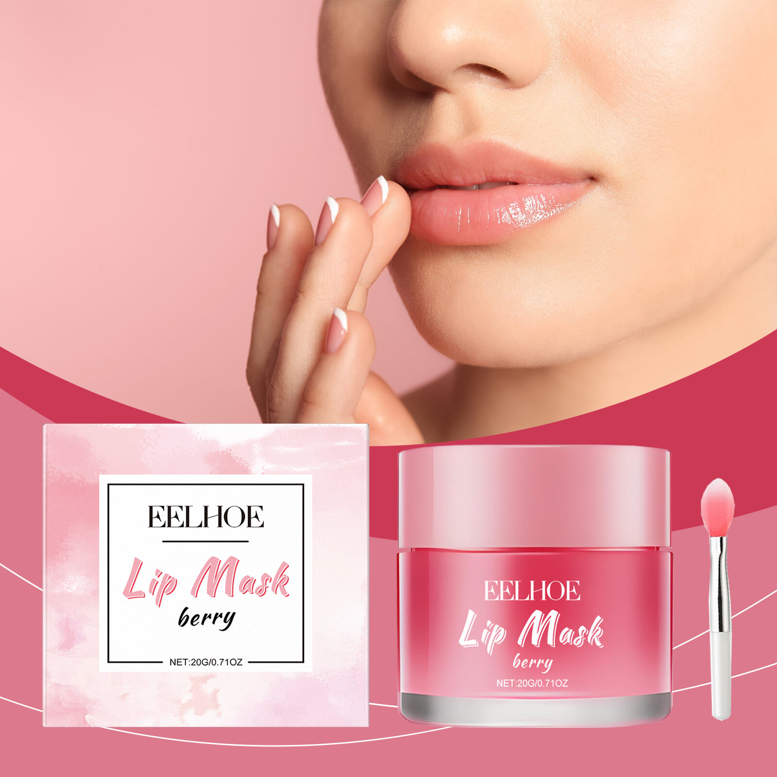 Увлажняющая Увлажняющая Маска Для Сна Для Губ Очищающая Кутикулу Увлажняющая Сухие Губы Увлажняющая Увлажняющая Маска Для Губ