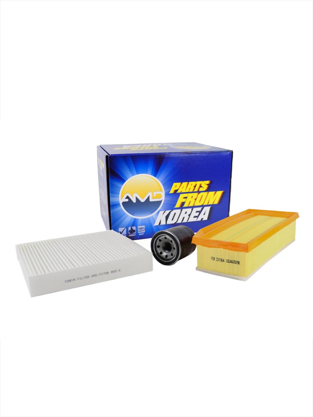 Комплект фильтров для а/м Lada X-Ray, Lada Vesta, Renault Logan Amd