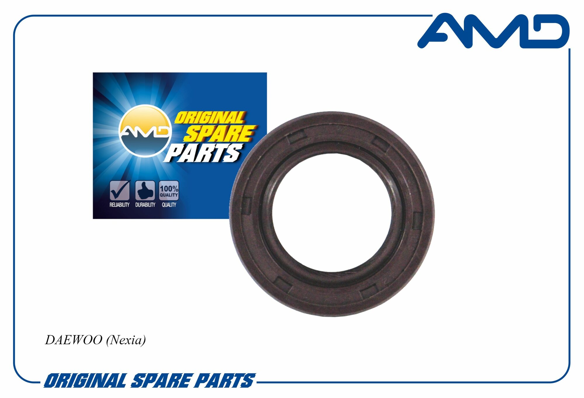 Сальник коленвала передний 96101490 AMD. SG231 42х26х8 для DAEWOO Nexia