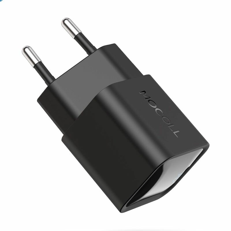Сетевое зарядное устройство Mocoll Alfa Series Super Mini 20 Вт USB-C, черный