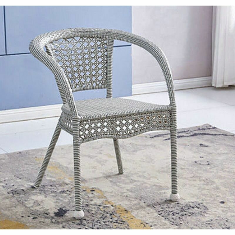 AIKO EXP Садовое кресло, Искусственный ротанг (пластик), Сталь, 60х53х80 см, 1 шт