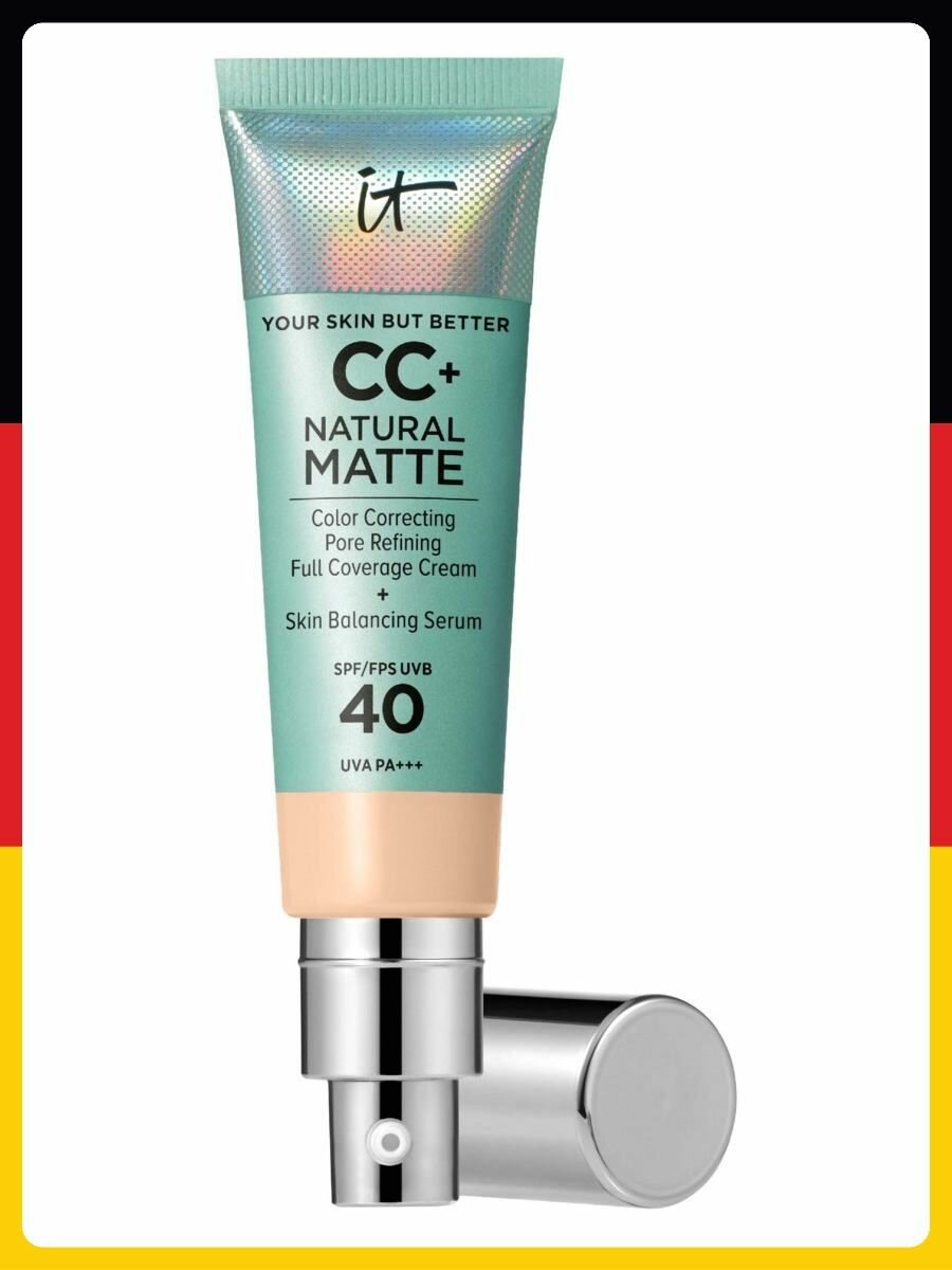 CC-средство IT Cosmetics CC+ Natural Matte Foundation Fair Beige