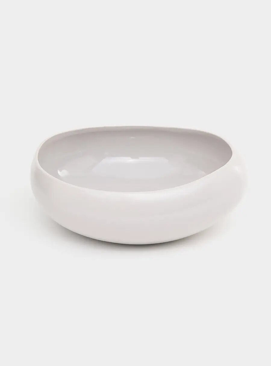 Тарелка суповая, 19 см, 1.0 л, серая, Organica