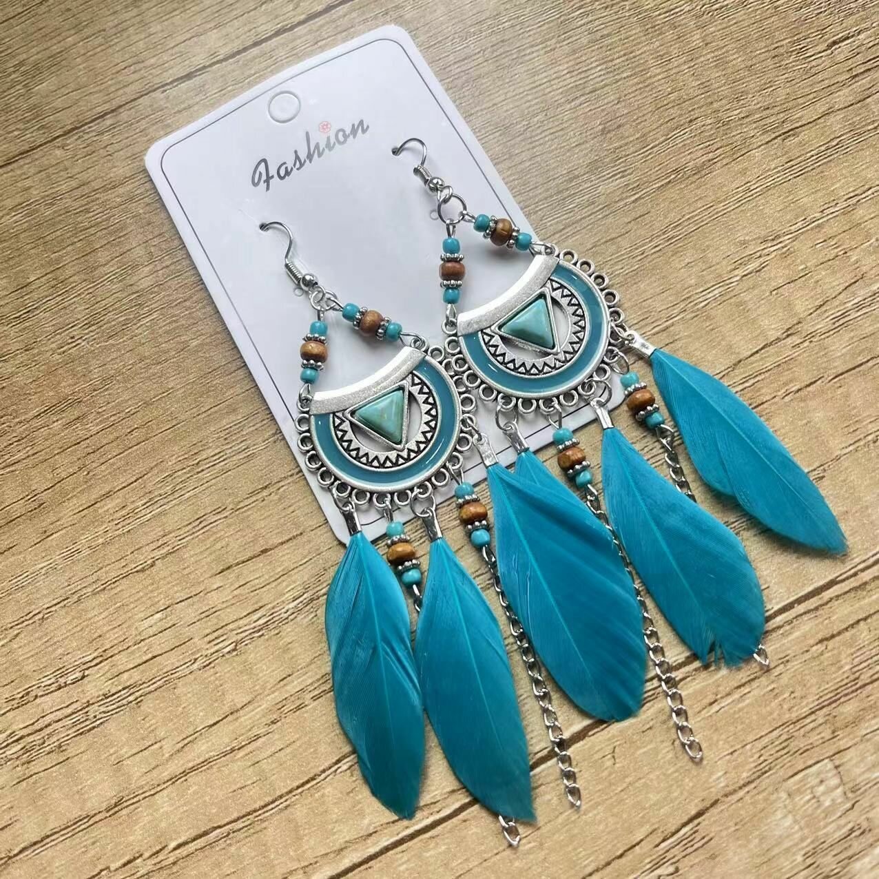 Серьги, бирюза синтетическая