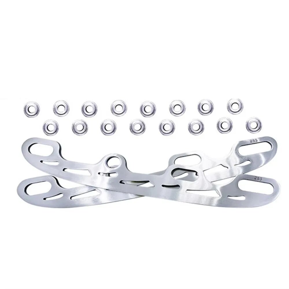 Лезвия для коньков BLACKON серебристые 253/290 мм S