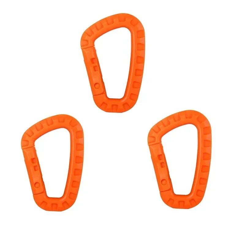 Пластиковые тактические карабины 1/2/3/4/6 шт Оранжевый, 3Pcs Orange