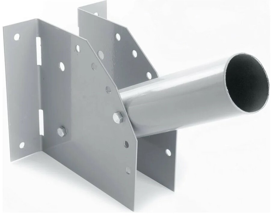 Электро крепление для РКУ FERON кронштейн на столб d38mm серый ДС-1 32758 ЛОТ 2 шт