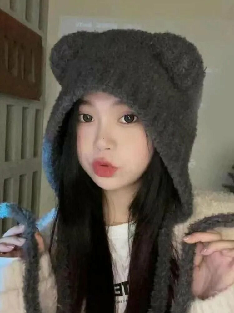 Шапка с ушками