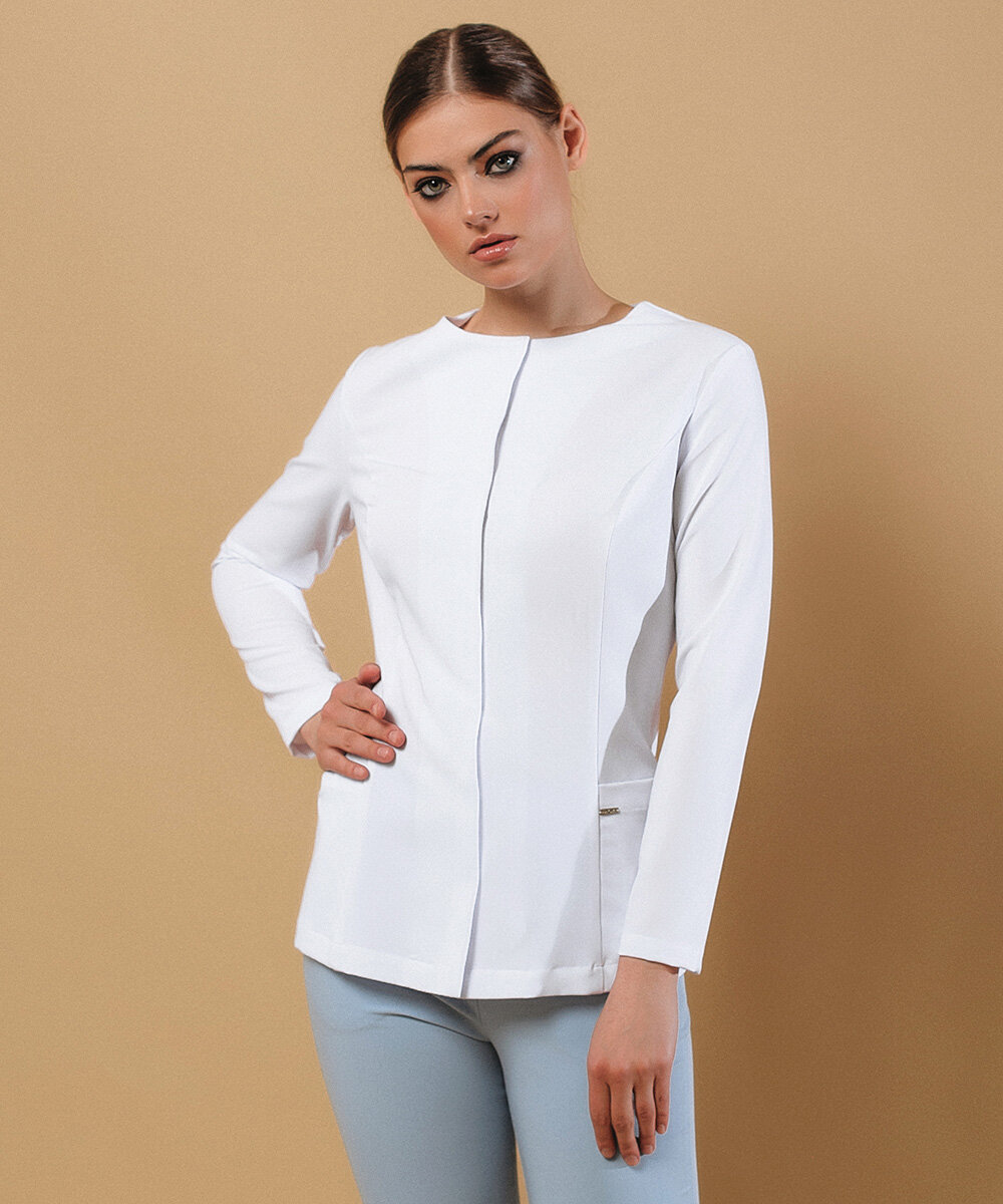 ENIGMA женский жакет 218013 (50, Белый)