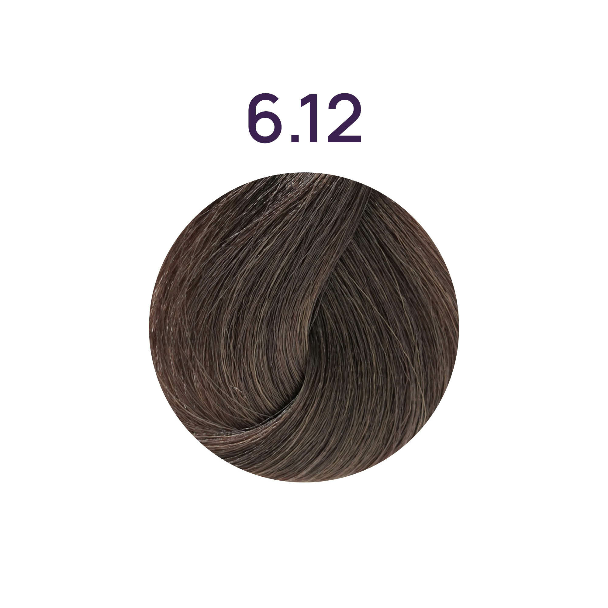 Стойкая крем-краска Farmavita Life Color Plus 6.12 Темный блондин пепельно-перламутровый 100 мл