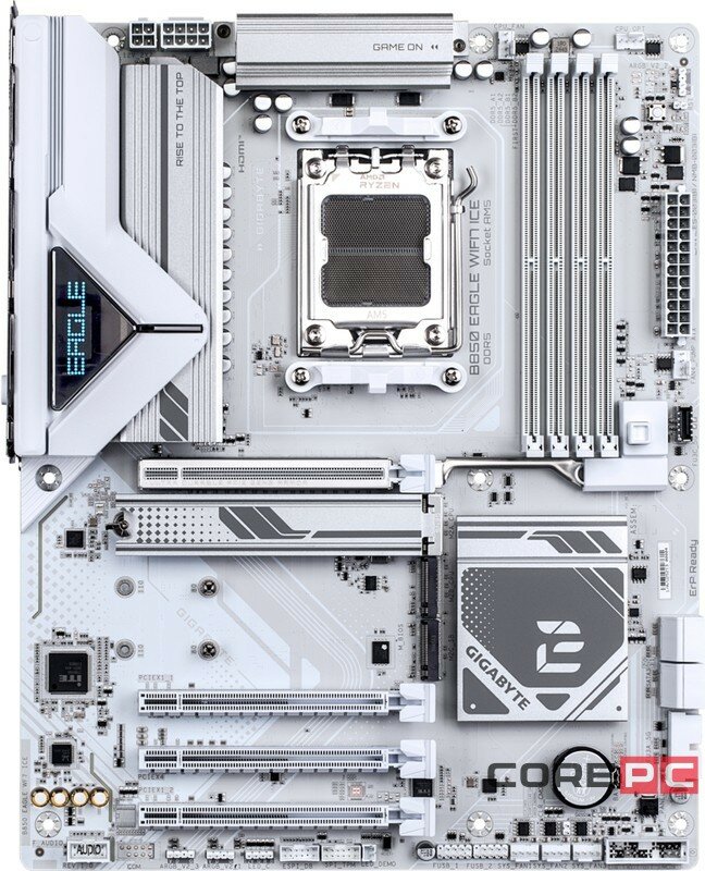 Материнская плата для персонального компьютера Gigabyte B850 EAGLE WIFI7 ICE