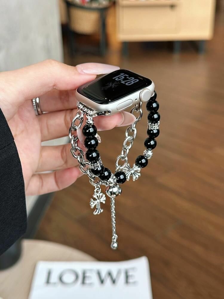 Ремешок Для Женских Часов С Браслетом В Виде Сердца Вороны, Ремешок Для Apple Watch 44mm 42мм 45мм 46мм IWatch 49мм