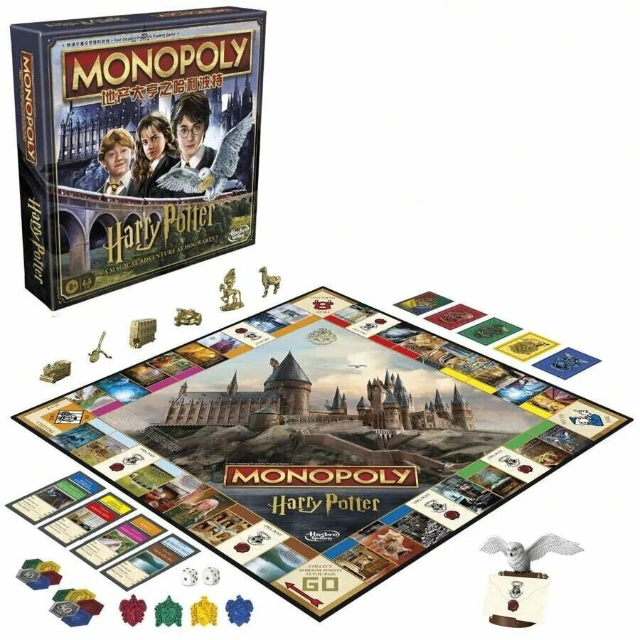 Hasbro Monopoly Harry Potter , настольные игры/настольный покер