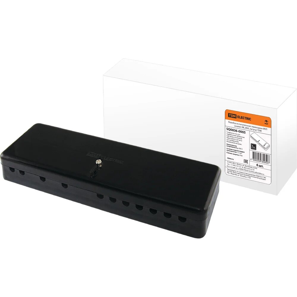 TDM ELECTRIC Коробка испытательная переходная ИКП (аналог ИК, ИКК, латунь) SQ0836-0005
