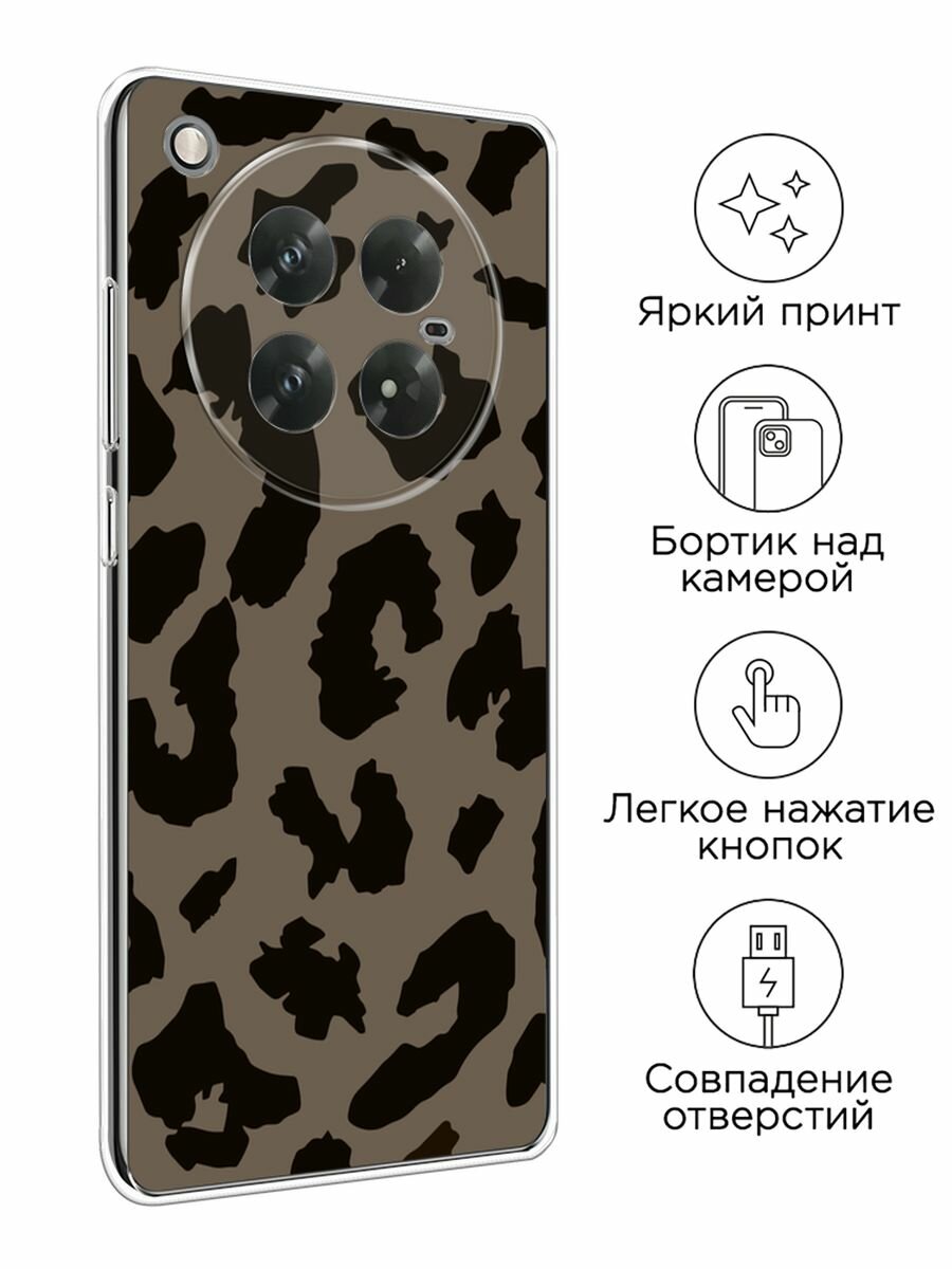 Чехол на Infinix Zero 40 5G / Инфиникс Зеро 40 5G с принтом "Леопардовые пятна паттерн 1" — фото 1