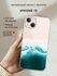 Чехол на Apple iPhone 13 / Айфон 13 с принтом "Большая волна", прозрачный